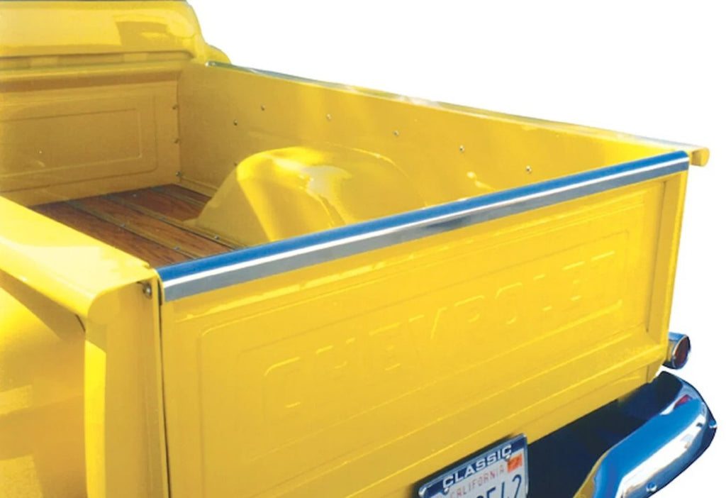 54-87 Chevy/GMC Polished Stainless Steel Stepside Tailgate Protector C ...