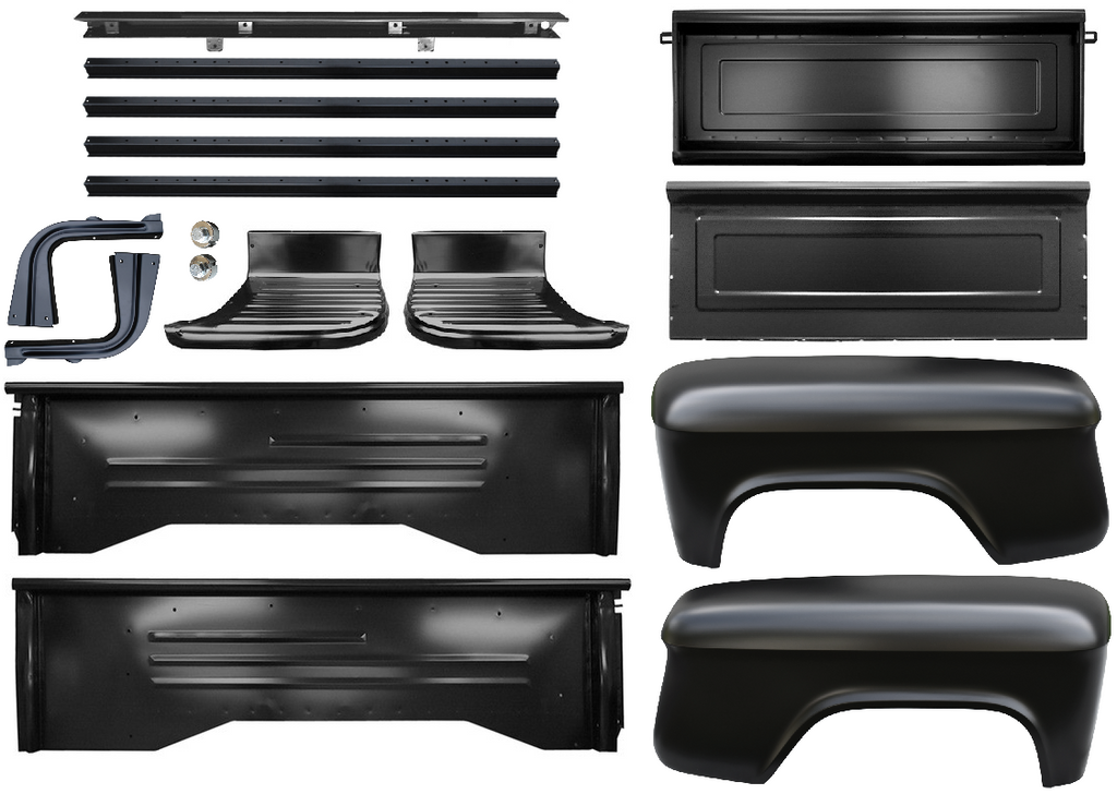 55-59 Chevy/GMC Truck Complete Short bed 6' Stepside Bed | JLFabrication