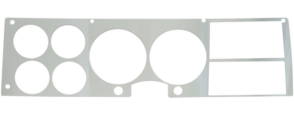81-87 Chevy/GMC C10 Truck Dash Bezel Brushed Aluminum Applique Insert ...