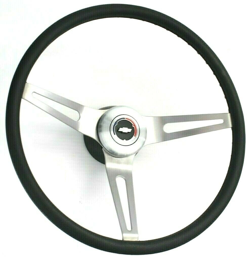 73-87 Chevy C10 Truck/Car Comfort Grip 15" Steering Wheel with Bowtie ...