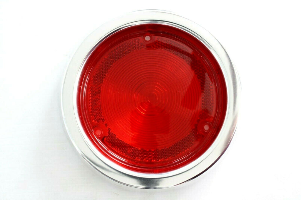 58-59 Chevy/GMC Fleetside Truck Rear Tail Light Lenses with Aluminum T ...