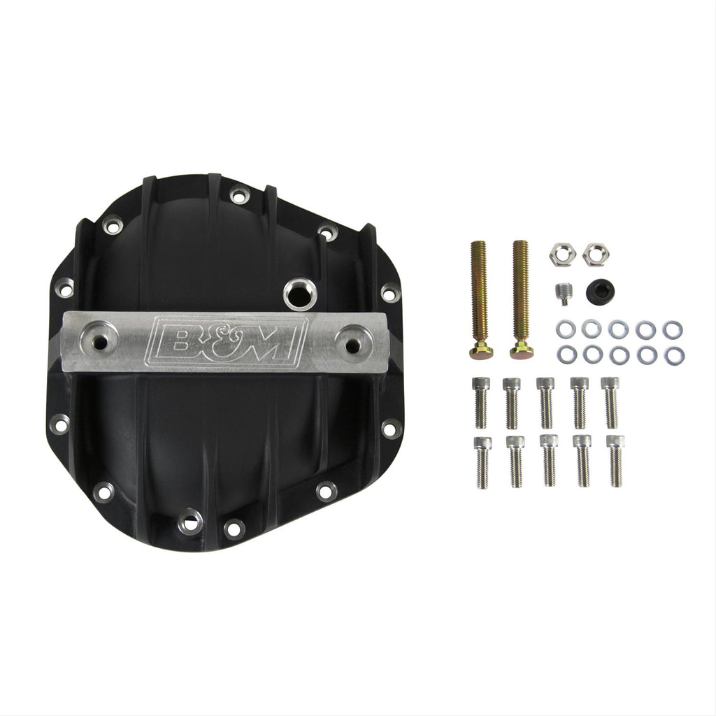 Black Aluminum Dana 60 Rear End 10 Bolt Differential Cover w/ Girdles ...