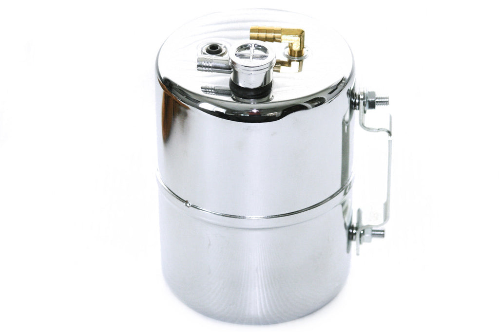 Universal Chrome Power Brake Vacuum Canister / Reservoir | JLFabrication