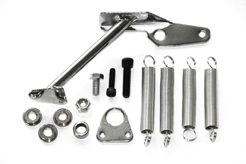 Chrome Carburetor Dual Throttle Return Spring Kit | JLFabrication