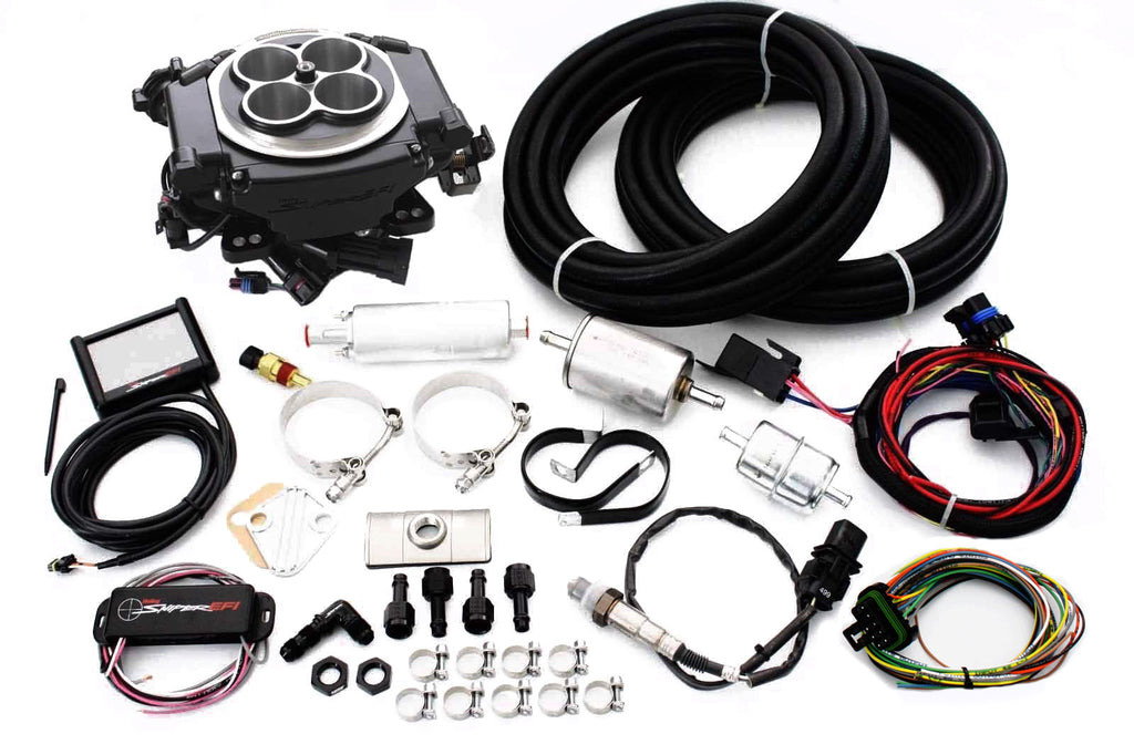 Holley Black Sniper EFI Fuel Injection System Complete Master Kit ...