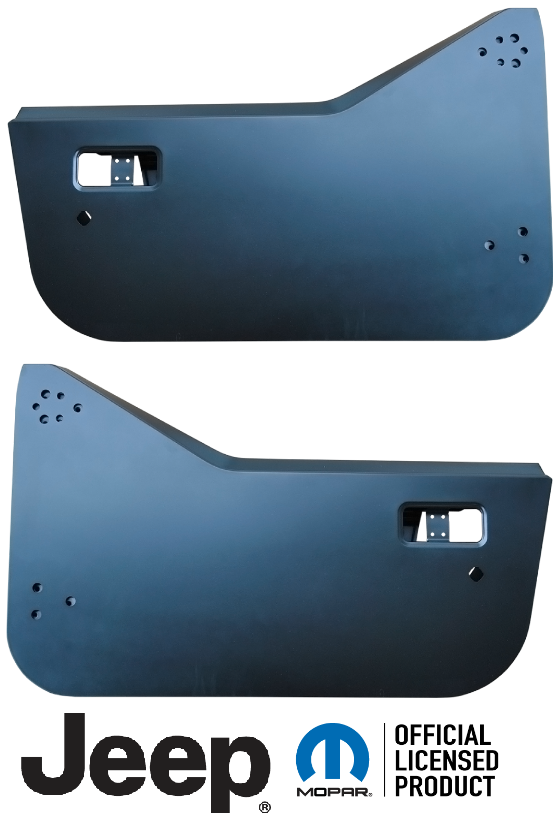87-95 Jeep Wrangler YJ LH & RH Side Half Door Shells | JLFabrication
