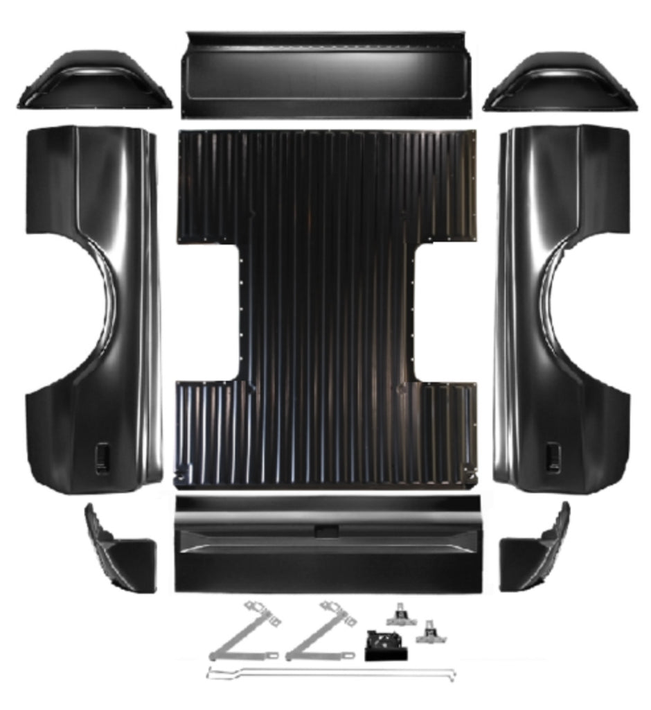 68-72 Chevy Truck Complete Tubbed Shortbed 6' Fleetside Bed 16" Wide W ...