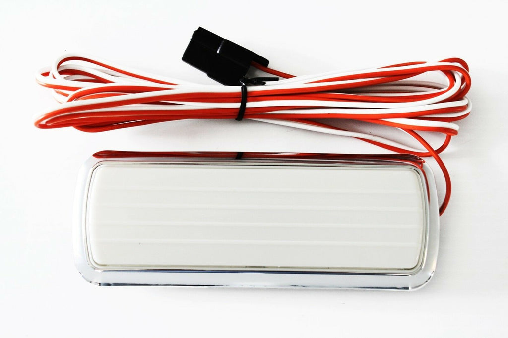 60-72 Chevy C10 Chrome Interior Dome Lamp Inside Cab Light Lens Wiring ...