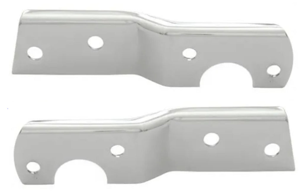 55-66 Chevy/GMC Truck Chrome Rear Tail Light Brackets Set | JLFabrication